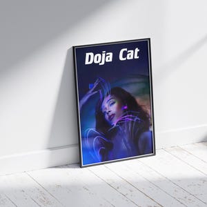 Doja Cat Poster Print | Music Poster | Album Cover Poster | Wall Decor ...