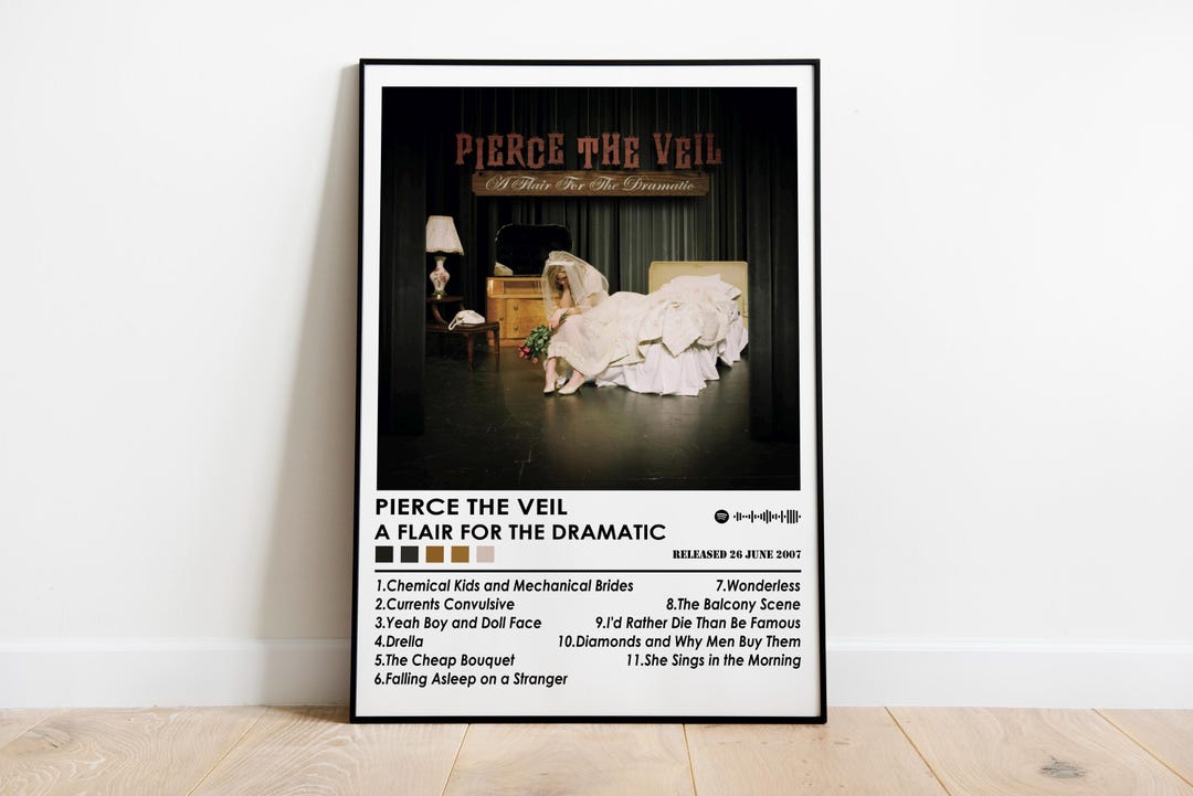 Pierce the Veil 'A Flair for the Dramatic' Album Cover Poster - Etsy