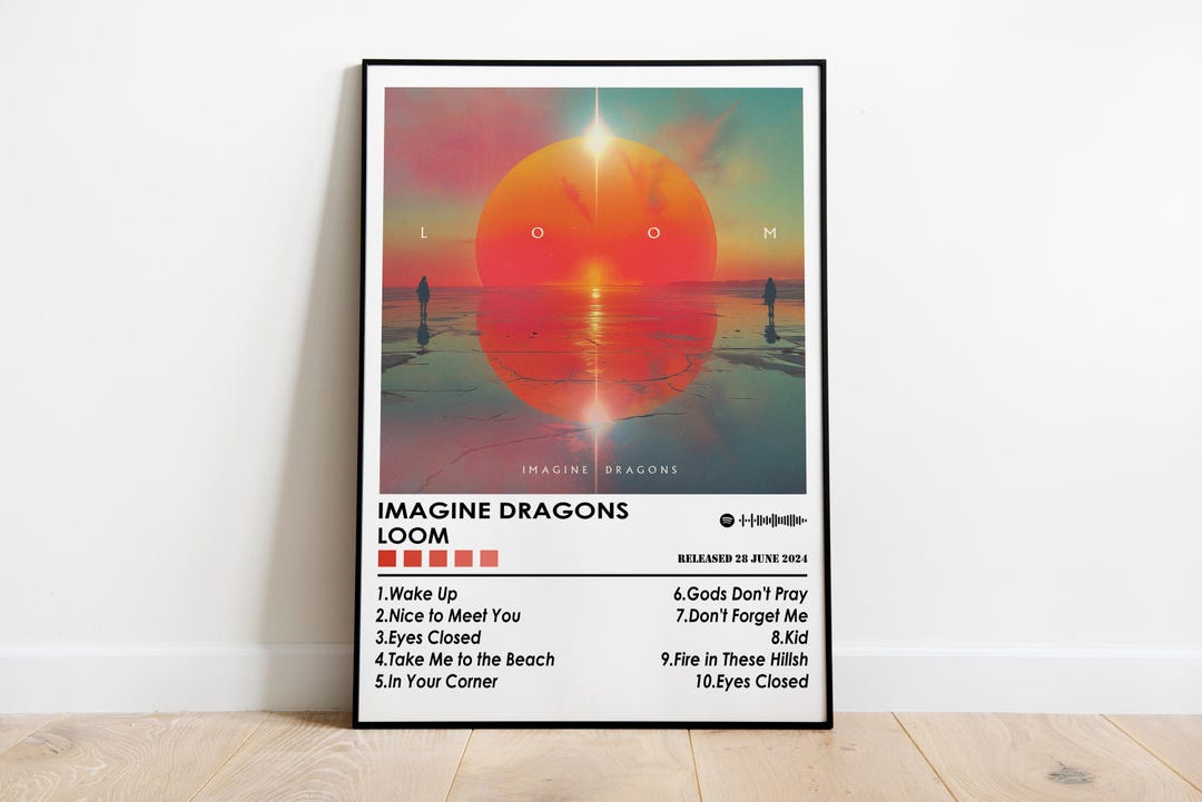 Imagine Dragons 'loom' Album Cover Poster | Music Room Decor - Etsy