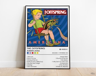 The Offspring Concert Tour Poster - LITHOGRAPH NEW Old Stock Promoting ...