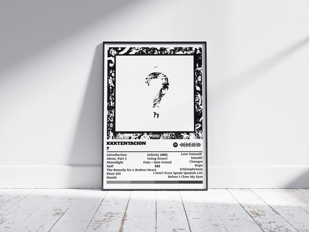 XXXTENTACION Poster Print Poster Music Poster Album Cover Poster Wall ...