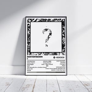 XXXTENTACION Poster Print Poster Music Poster Album Cover Poster Wall ...