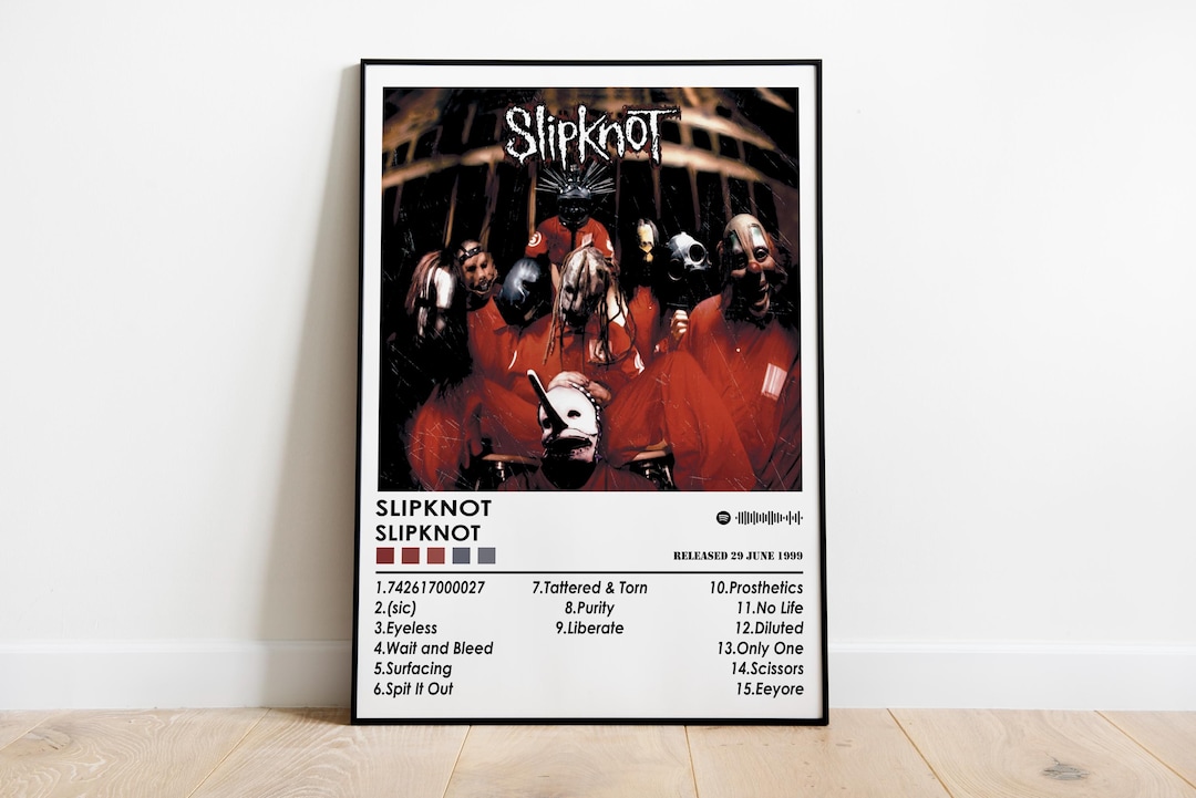 Slipknot Poster Print | Slipknot Poster | Music Poster | Album Cover ...