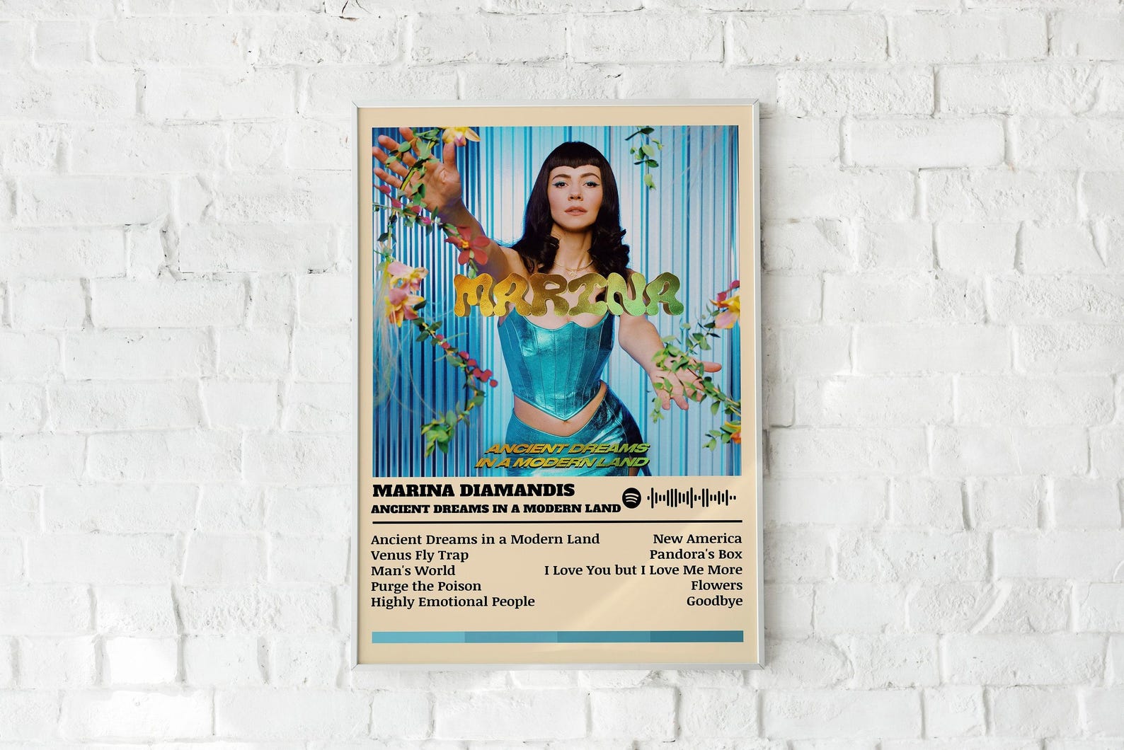 Marina and the Diamonds Poster Print Ancient Dreams in A Modern Land ...
