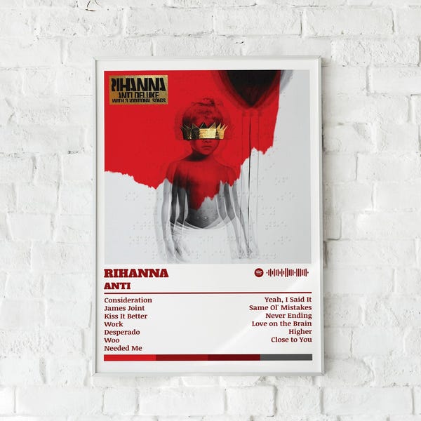 Rihanna Poster - Etsy Canada