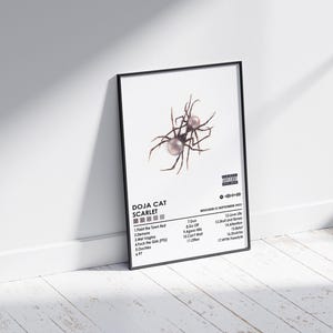 Doja Cat Poster Print Scarlet Poster Music Poster Album Cover Poster ...
