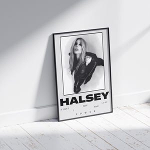 Halsey Poster Print | Music Poster | Album Cover Poster | Wall Decor ...