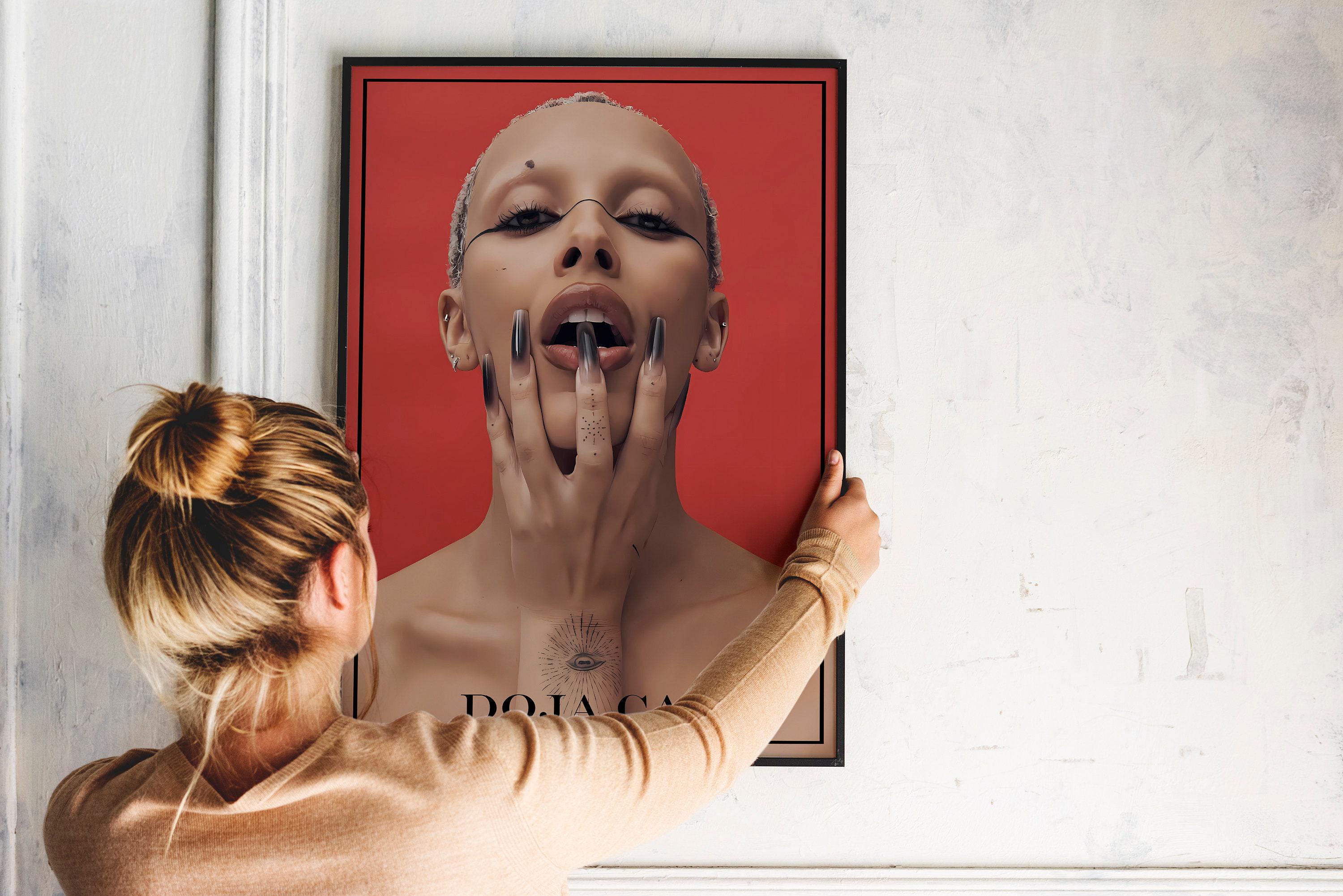 Doja Cat Poster Print | Music Poster | Album Cover Poster | Wall Decor ...