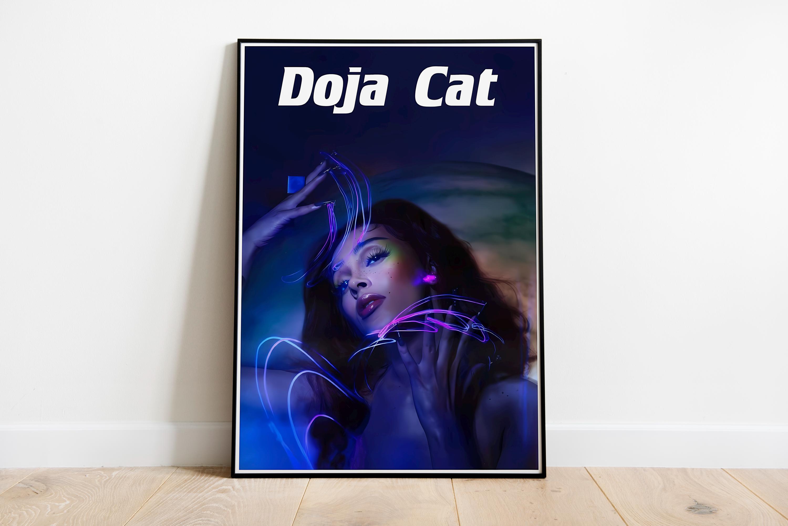 Doja Cat Art Print | Music Album Cover Poster, Wall Decor - Etsy