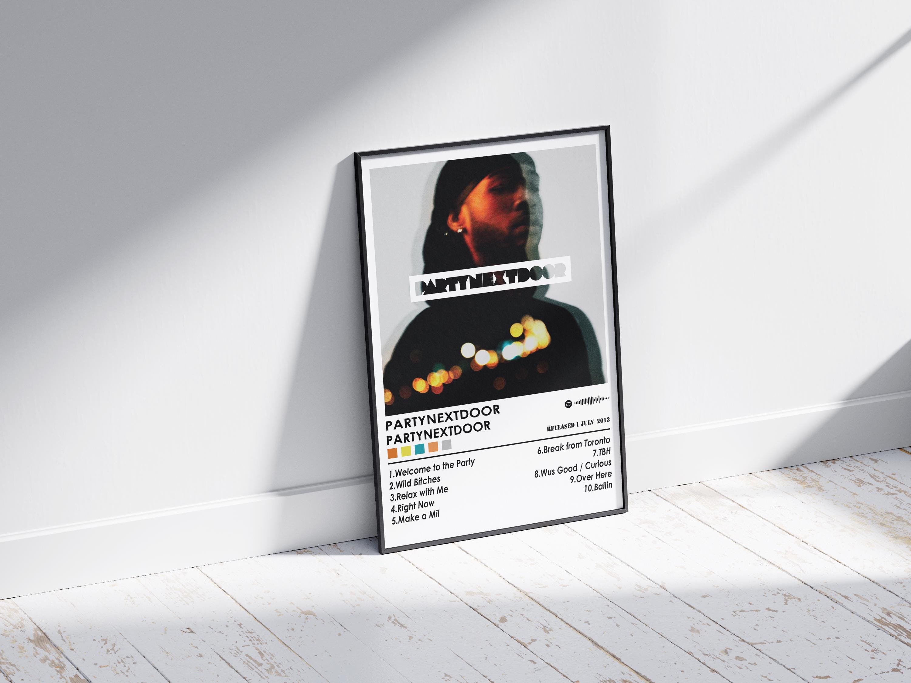 Partynextdoor Poster Print | Party Next Door Album Poster | Music ...