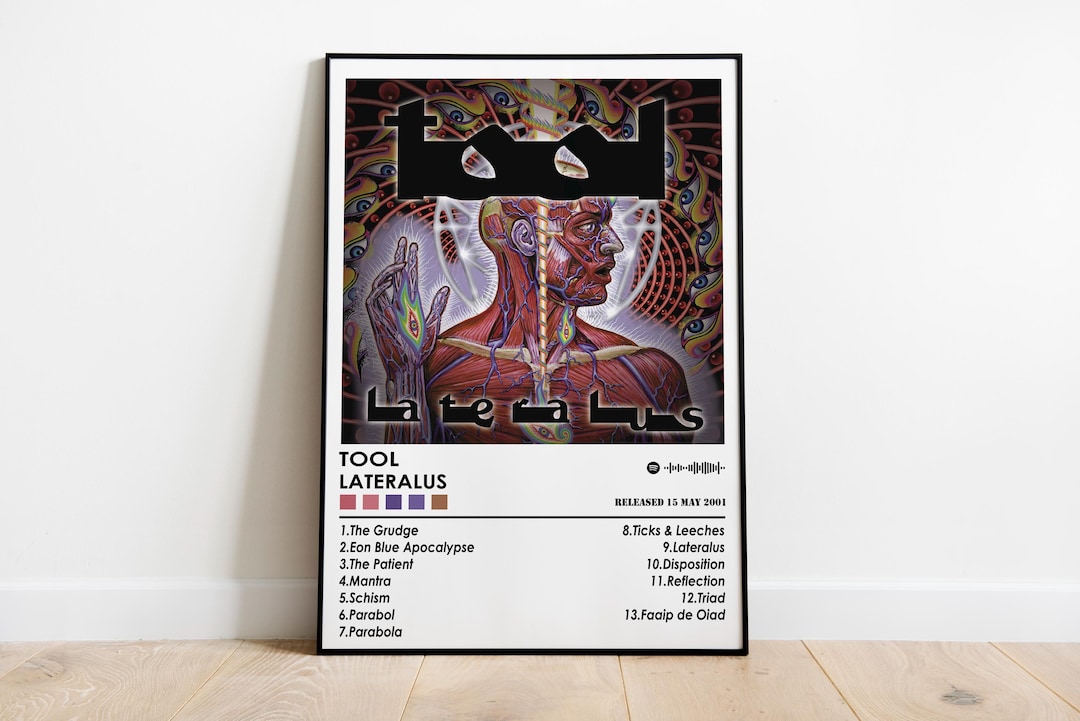 Tool Poster Print | Lateralus Album Poster | Music Poster | Album Cover ...