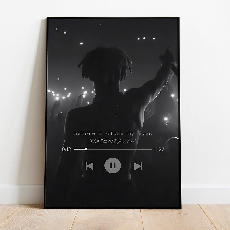 Xxxtentacion Poster Poster Etsy