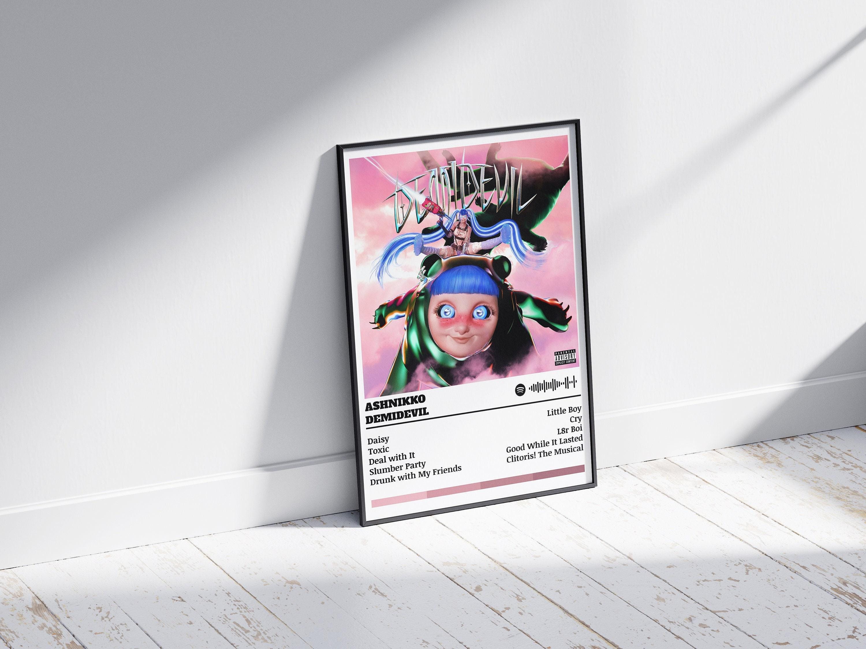 Ashnikko Poster Print Demidevil Poster Music Poster Album Cover Poster ...