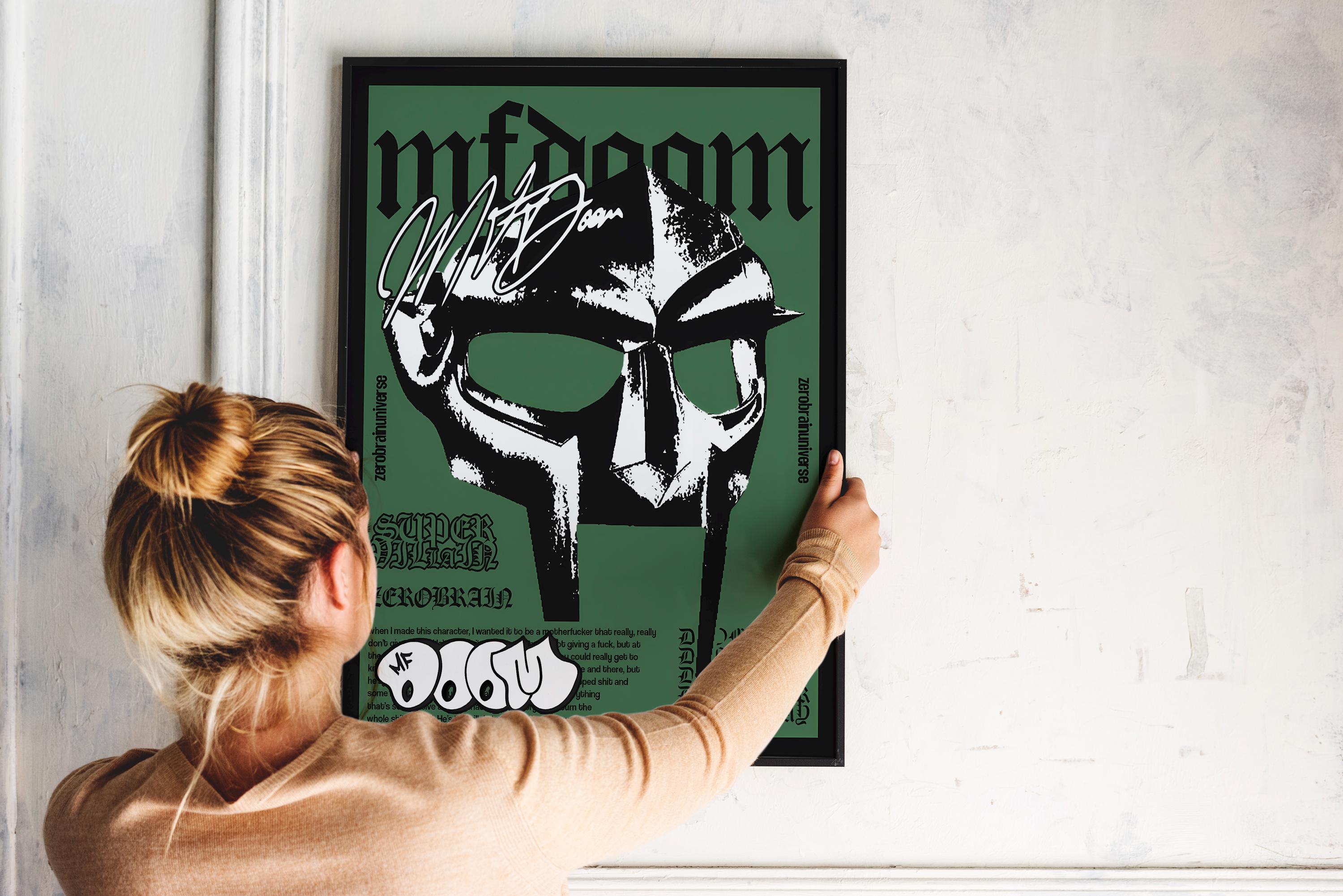 MF Doom Poster Print | Music Poster | Album Cover Poster | Wall Decor ...