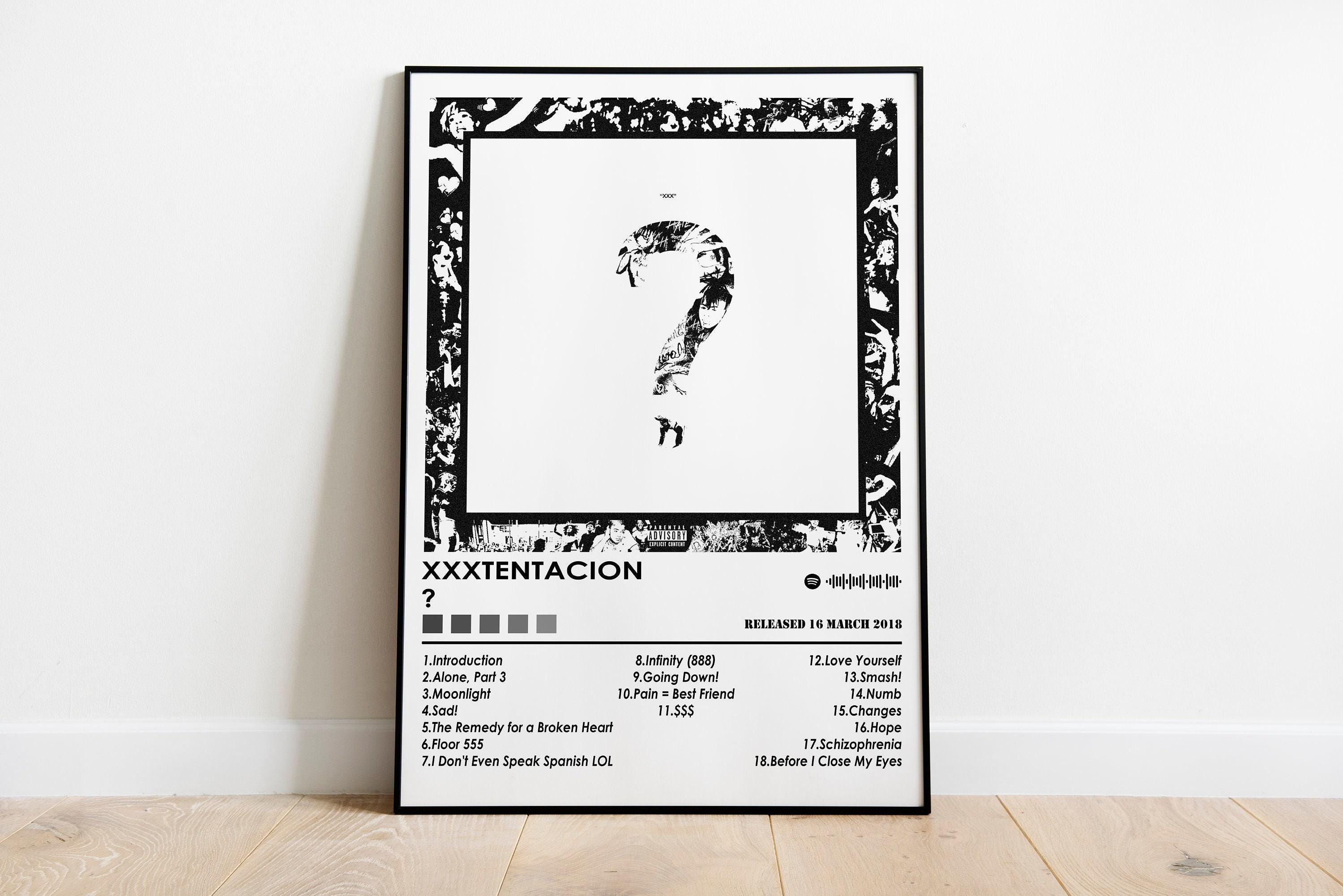 XXXTENTACION Album Cover Poster Music Wall Art Etsy