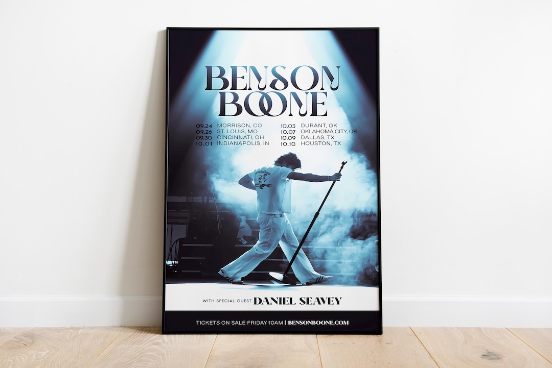 Benson Boone Poster Print Music Poster Album Cover Poster Wall Decor ...