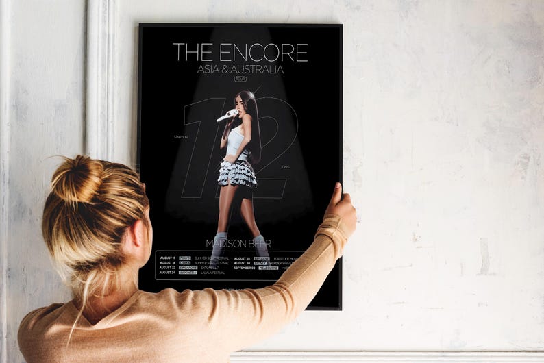 Madison Beer 'the Encore' Tour Poster | Fine Art Print - Etsy