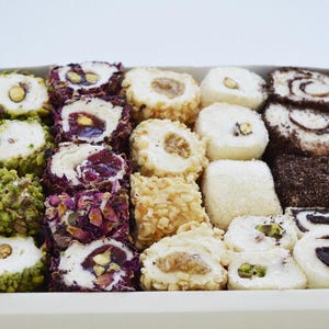 Premium Mixed Turkish Delight, 6 Assorted Turkish Delight, Real ...