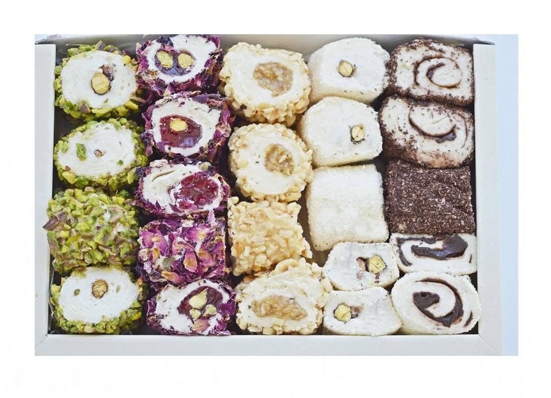 Premium Mixed Turkish Delight, 6 Assorted Turkish Delight, Real ...
