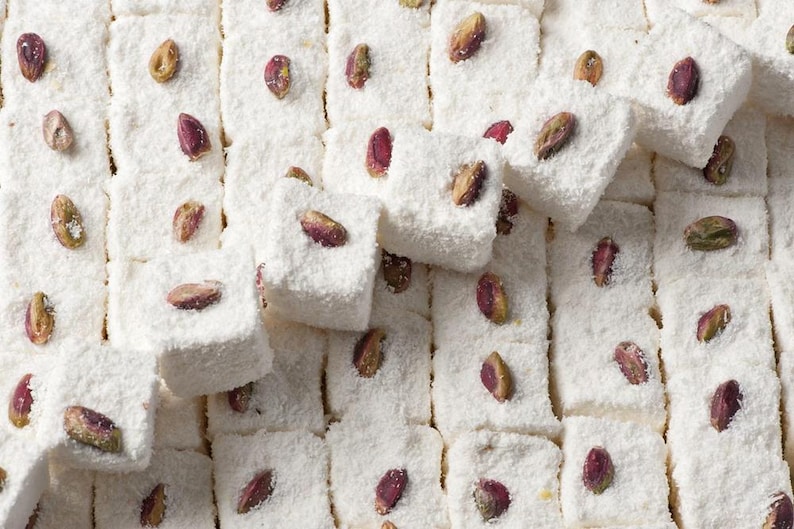 Pistachio Coconut Turkish Delight: Vegan Sultan Candy - Etsy