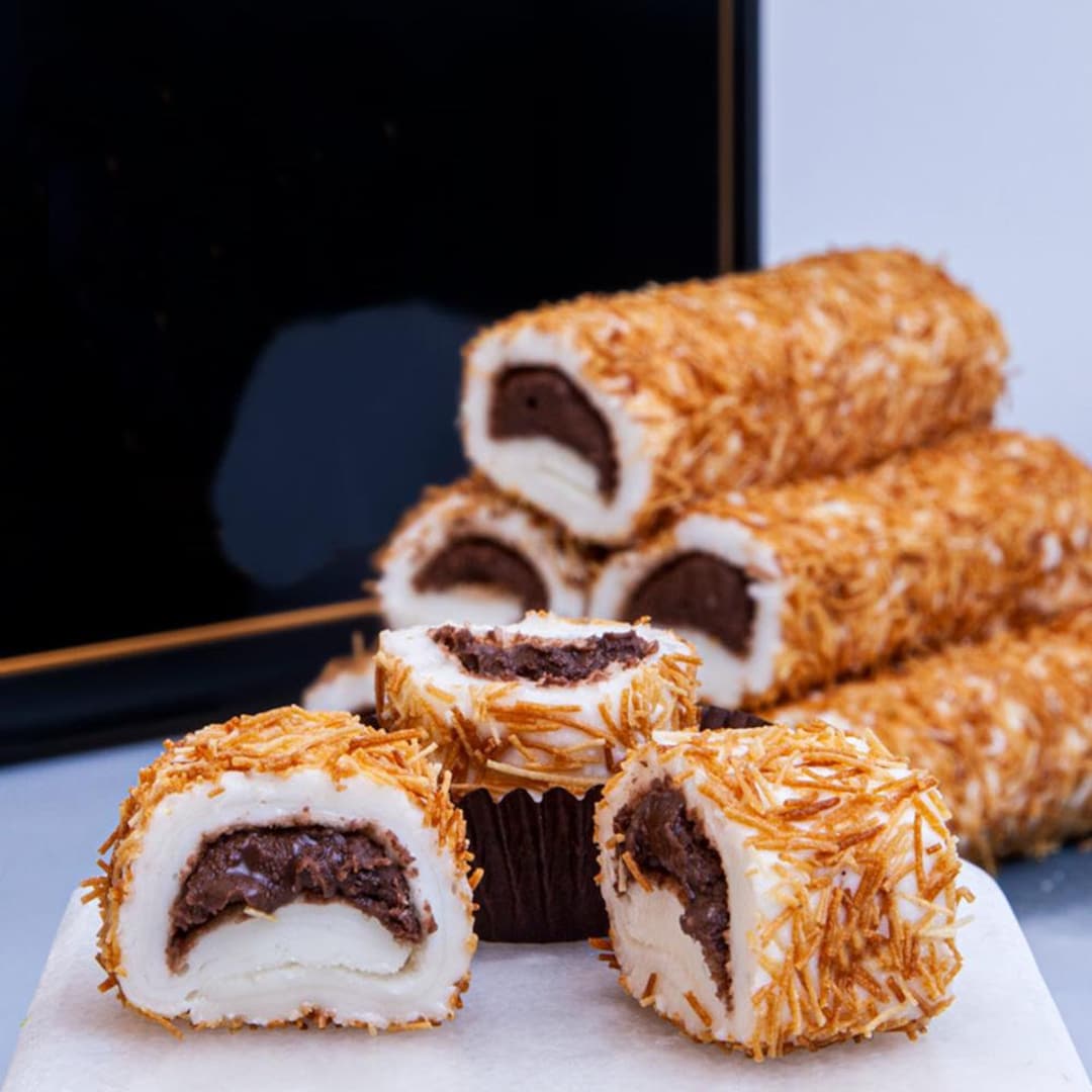 Chocolate Turkish Delight Roll With Kadaif - Etsy