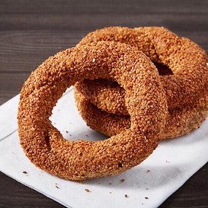 Turkish Simit: Sesame Bagel Rings, Anatolian Breakfast (3 Pieces) - Etsy