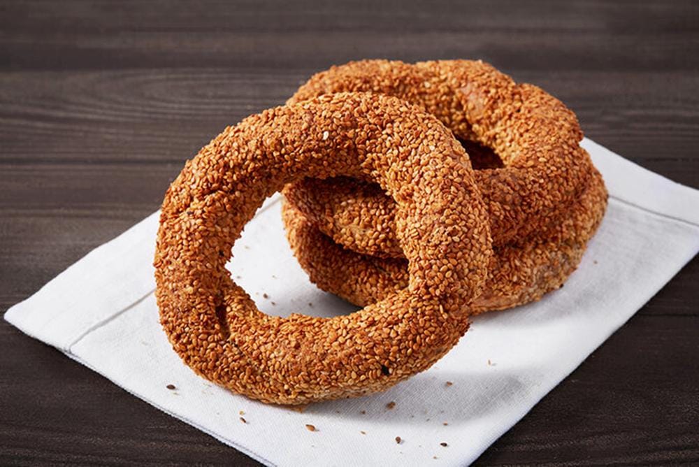 Turkish Simit: Sesame Bagel Rings, Anatolian Breakfast (3 Pieces) - Etsy