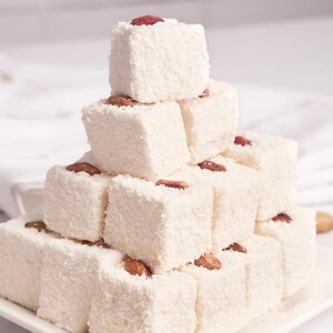 Pistachio Coconut Turkish Delight: Vegan Sultan Candy - Etsy
