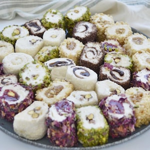 Premium Mixed Turkish Delight, 6 Assorted Turkish Delight, Real ...