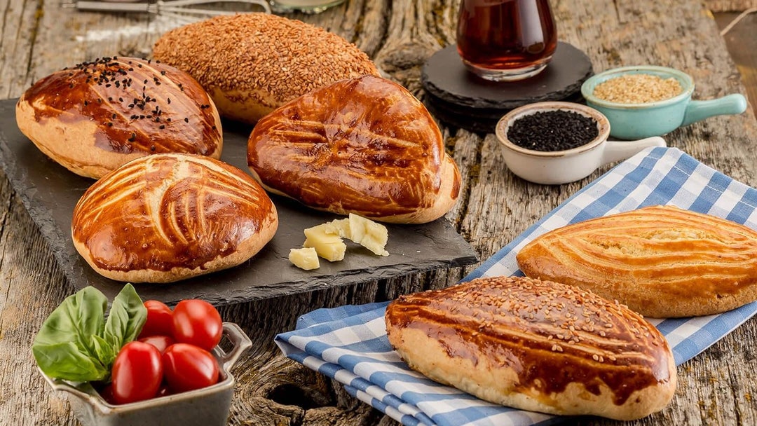 Pogaca Bun (turkish Breakfast Bread), 3 Pieces (pack of 1), Daily Fresh ...