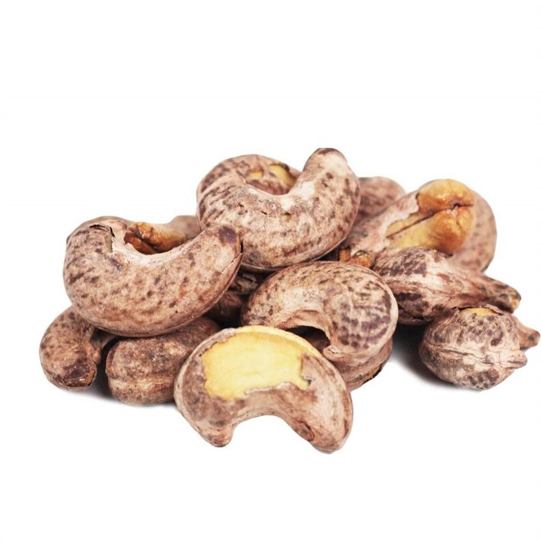 Roasted Cashews With Skin: Fresh, Salted, Natural Cashew Nuts - Etsy