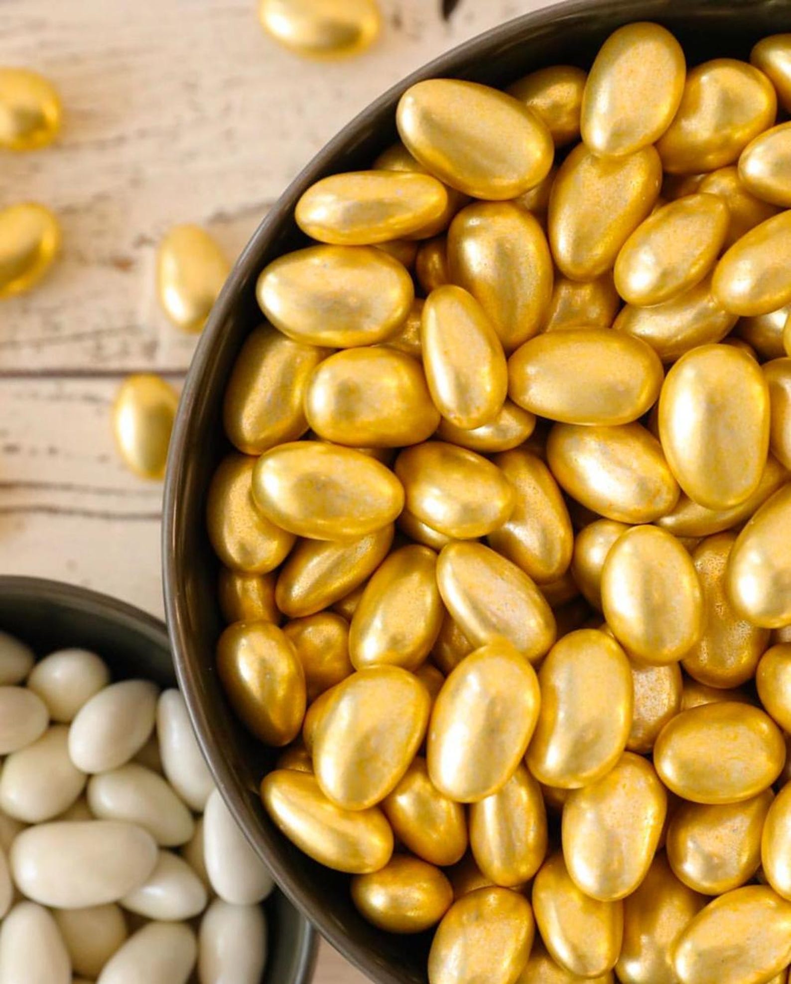 Gold Chocolate Covered Almond Dragees: Luxury Candies - Etsy