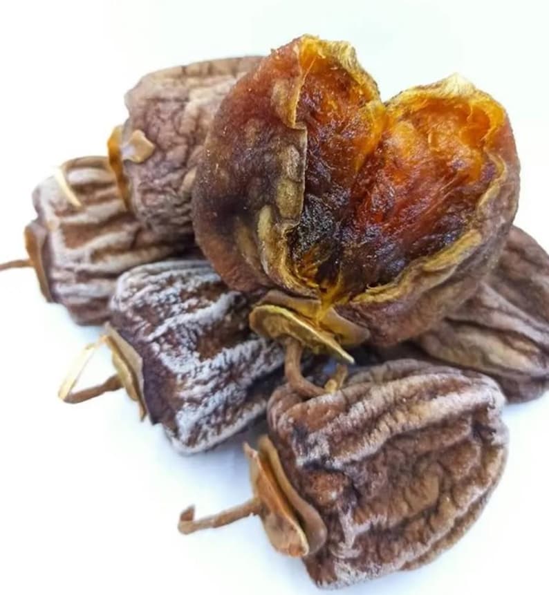 Organic Hoshigaki: Handmade Dried Persimmon, Natural Sugared Apple - Etsy