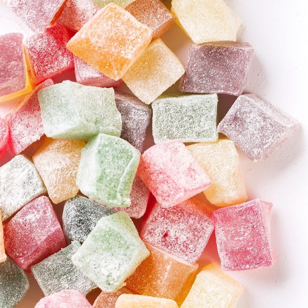 Mixed Fruit Turkish Delight: Vegan Gluten-free Candy - Etsy