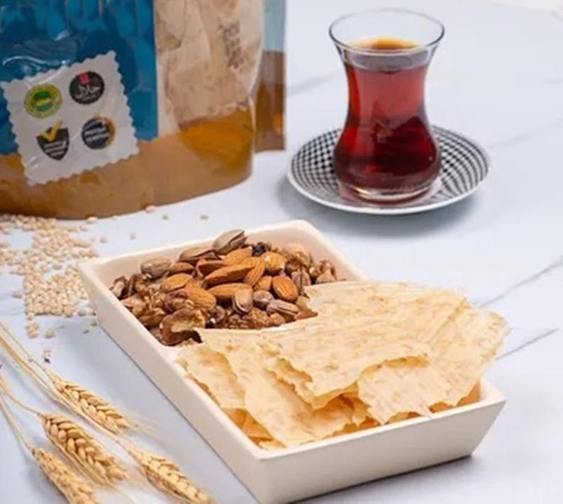Turkish Tarhana Chips: Natural Wheat Snack (0.49 Lb - 225g) - Etsy
