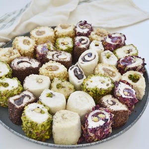 Premium Mixed Turkish Delight, 6 Assorted Turkish Delight, Real ...