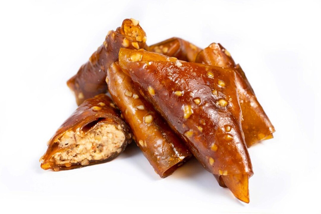 Hazelnut Turkish Delight: Dried Fruit Pulp Pestil Dessert - Etsy