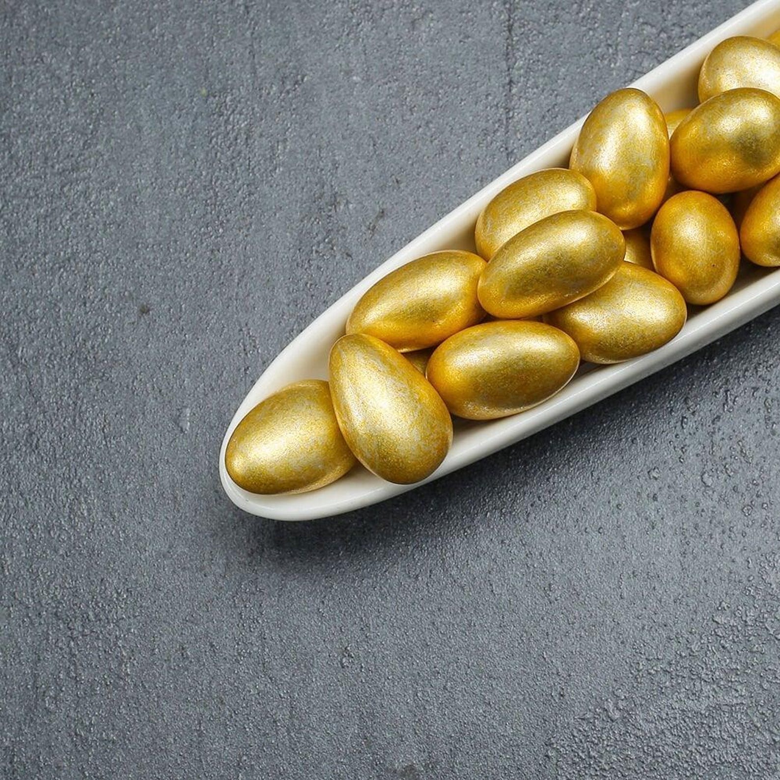Gold Chocolate Covered Almond Dragees: Luxury Candies - Etsy