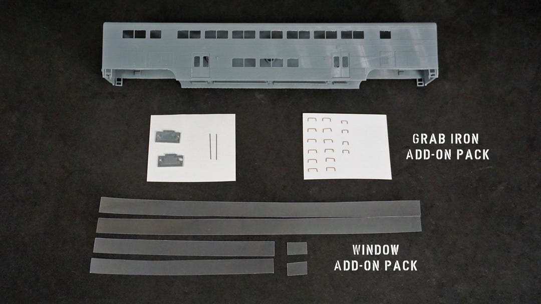 HO Scale Amtrak Pacific Surfliner Coach Kit - Etsy