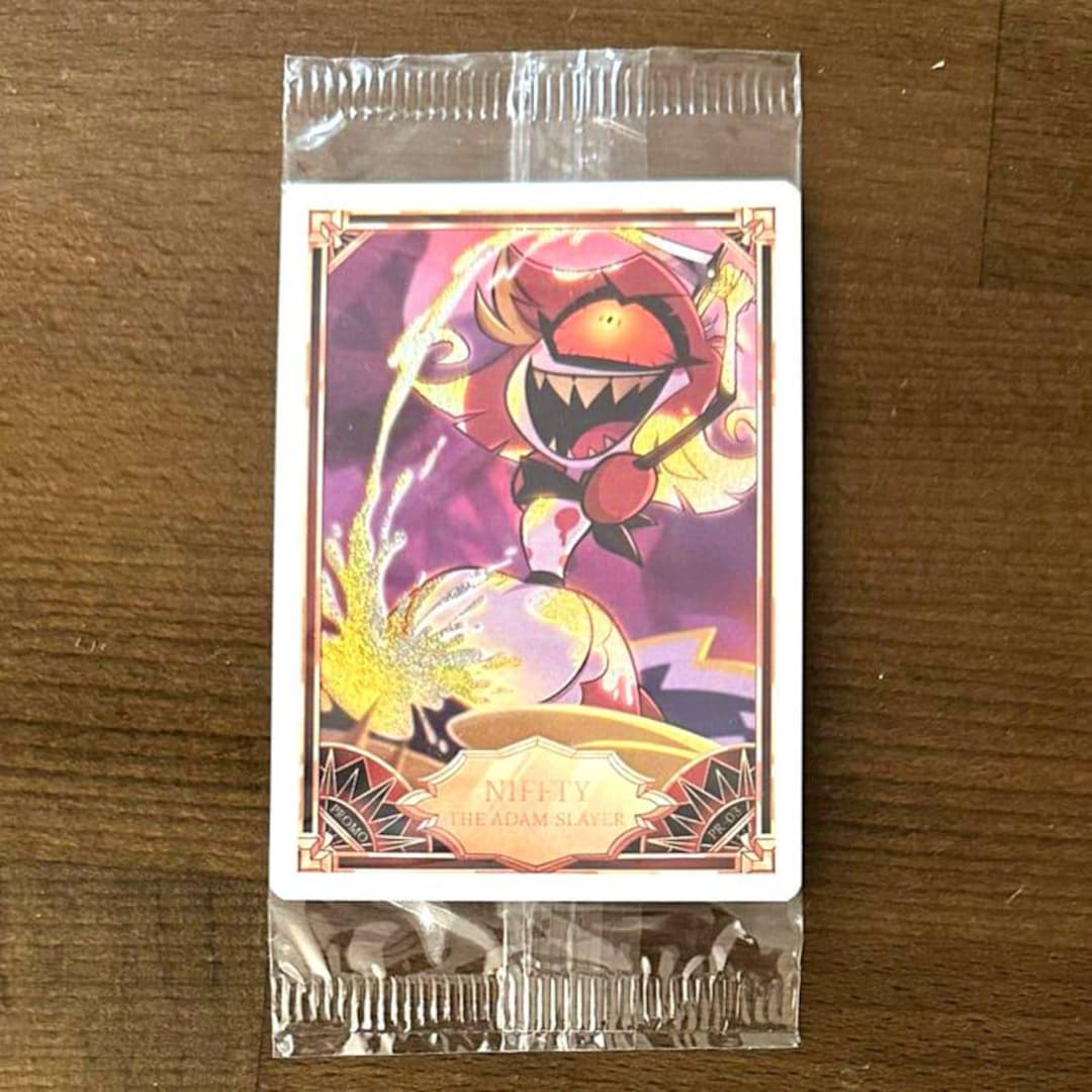 Hazbin Hotel - Nifty the Adam Slayer Card - Etsy