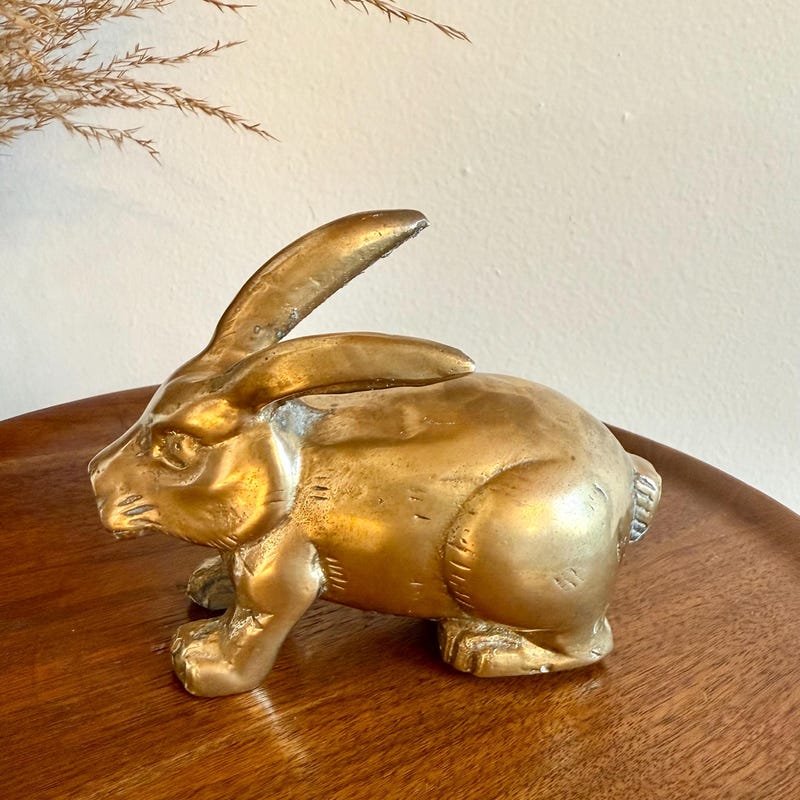 Brass Rabbit - Etsy