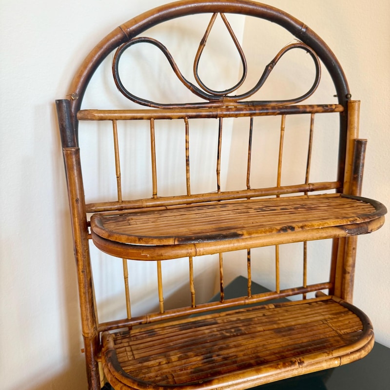 Bamboo Wall Shelf - Etsy