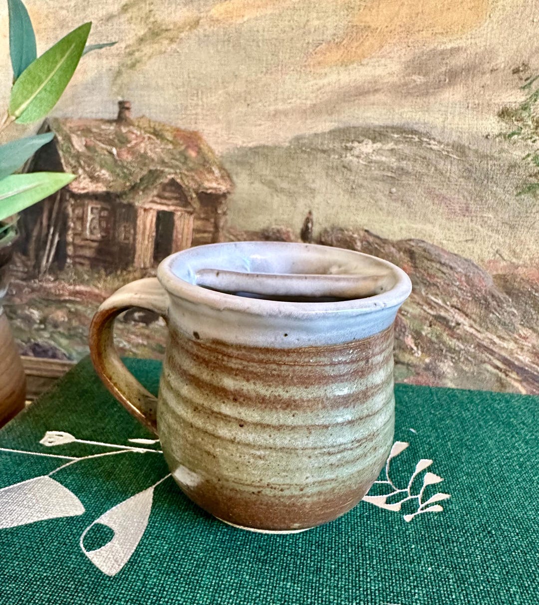 Vintage Hand Made Pottery Mug Artist Signed - Etsy