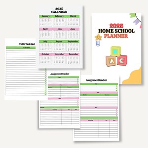 2025 Home School Planner | Printable and Digital Homeschool Organizer ...