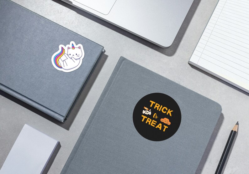 Spooky Halloween Sticker Bundle | Png Custom Halloween Stickers ...