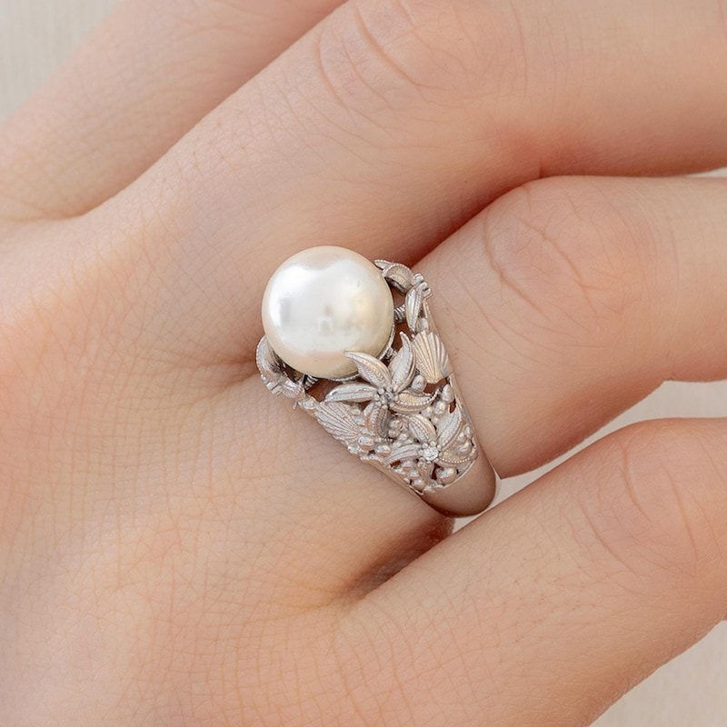 Pearl Rings for Women - Etsy