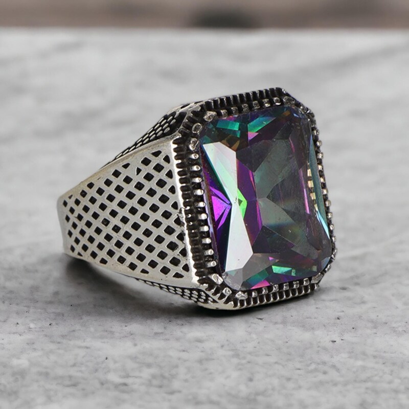 Alexandrite Ring Men - Etsy
