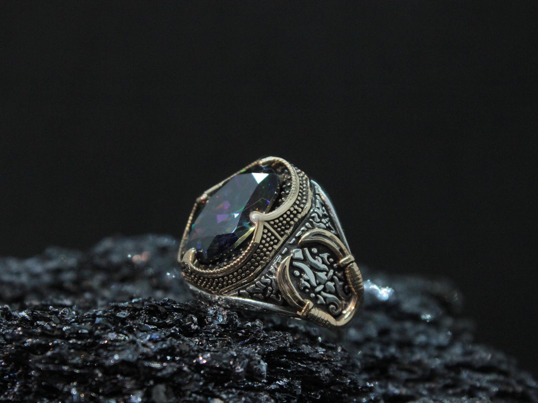 Alexandrite Signet Ring, Luxury Jewelry Gift, Alexandrite Birthday Gift ...