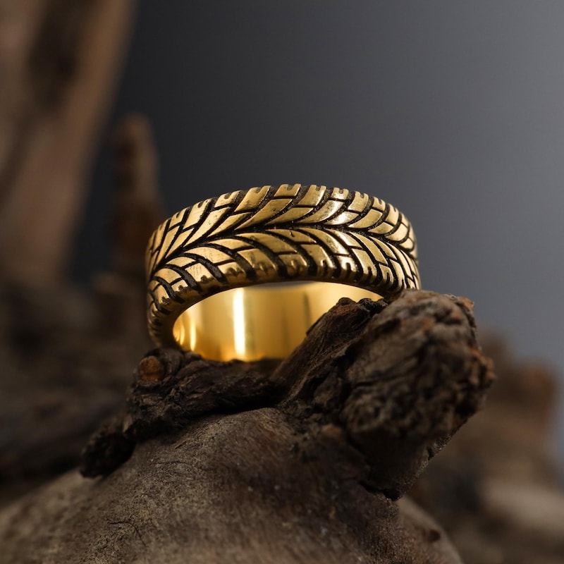 Tire Tread Ring - Etsy