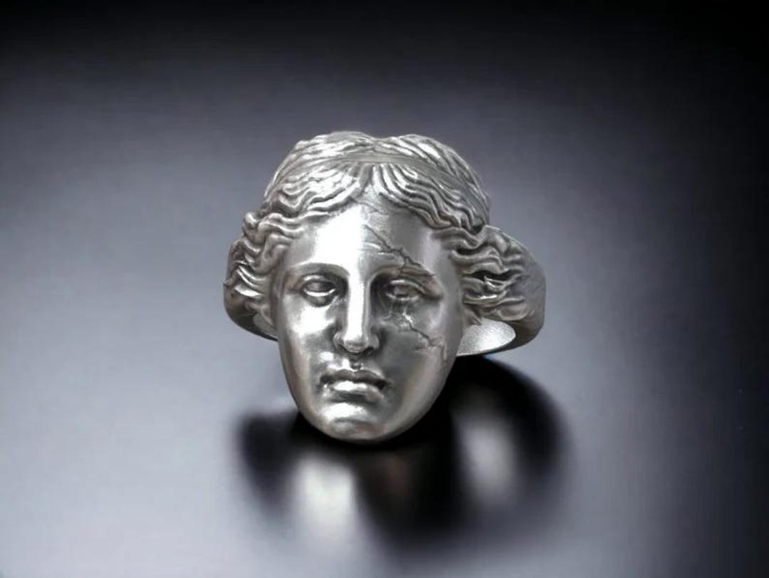 Sterling Silver Greek Goddess Ring: Ancient Mythology Jewelry - Etsy